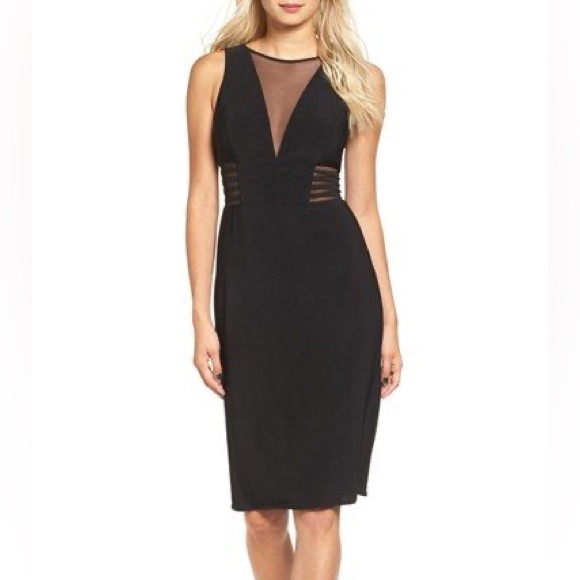 Enfocus Studio | Dresses | Enfocus Studio Black Midi Silhouette ...
